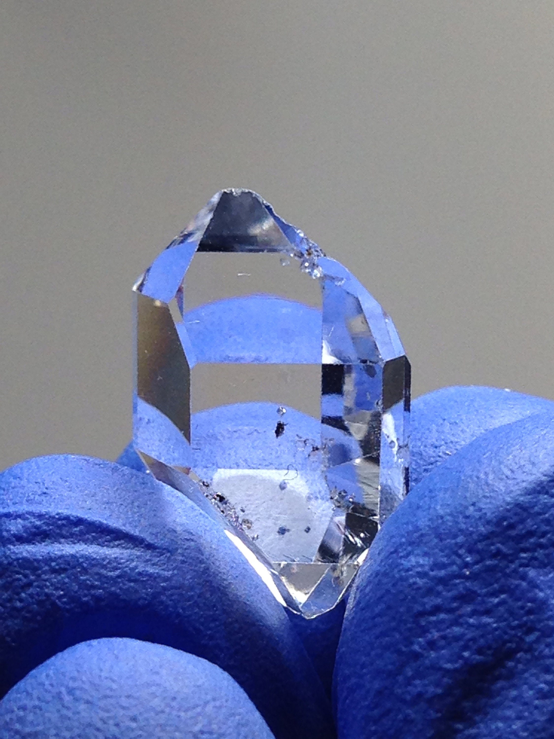 AA Grade Herkimer Diamond Crystal w/ Isis Face Diamond Window Left ...