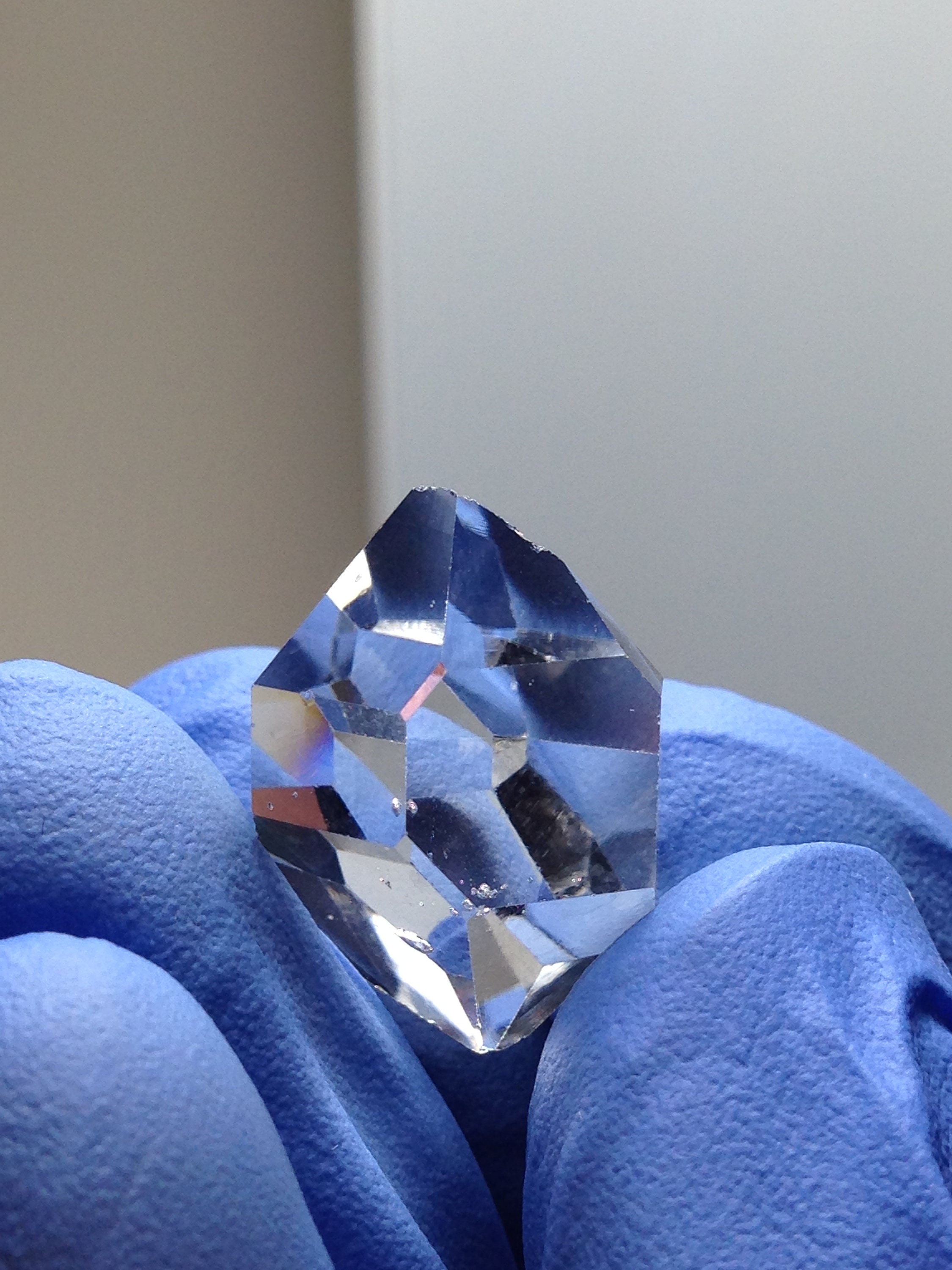 Top Quality Herkimer Diamond Crystal w/ rare 8 Sided Face Left & Right ...