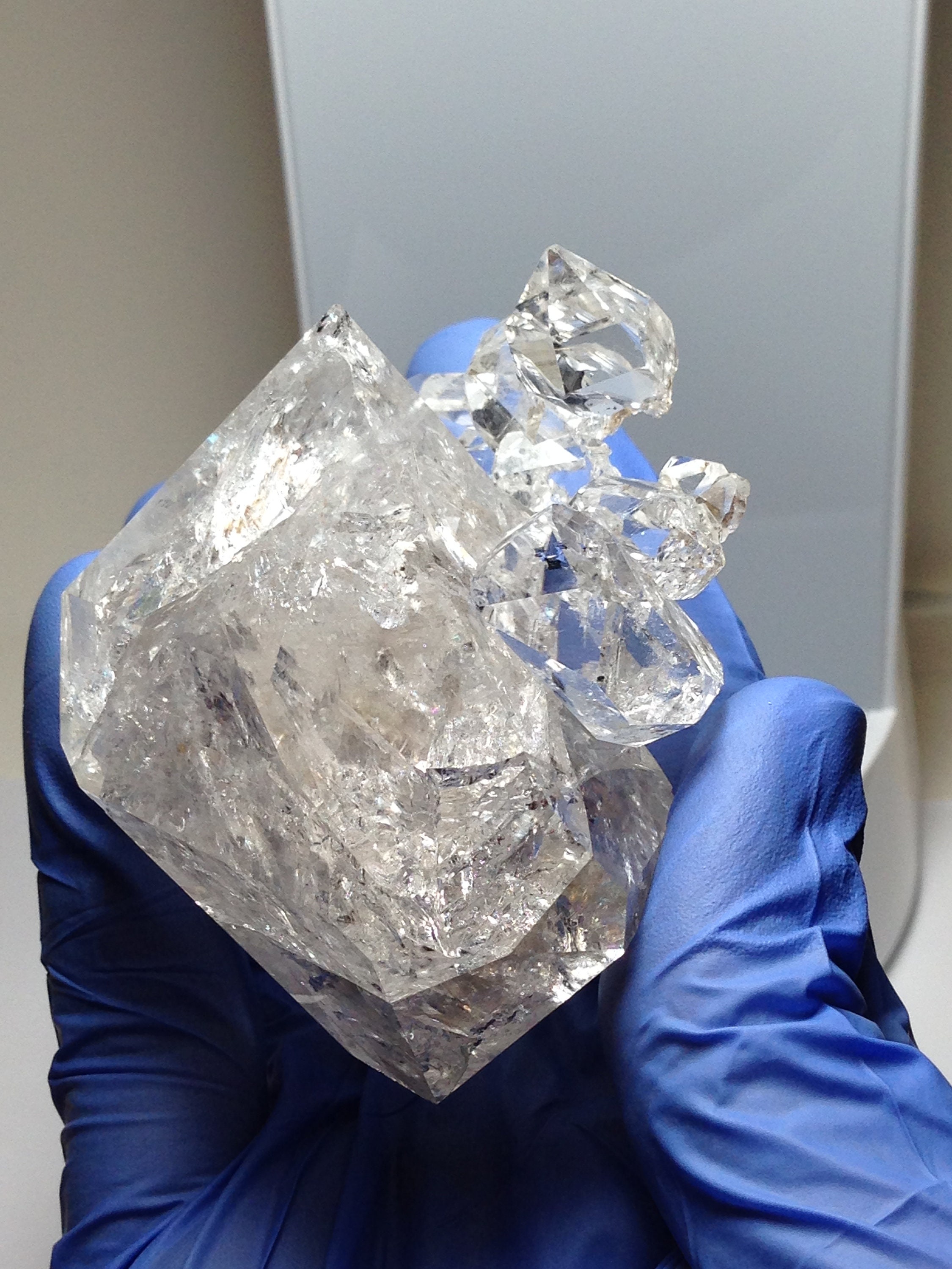 Museum Quality Herkimer Diamond w/ Crystal Cluster Arch - 20 Crystals ...