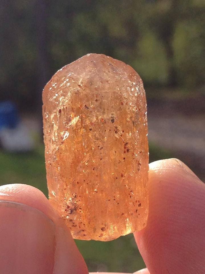 True Golden IMPERIAL TOPAZ w/ Shimmering Honey Orange Color Very Gemmy ...