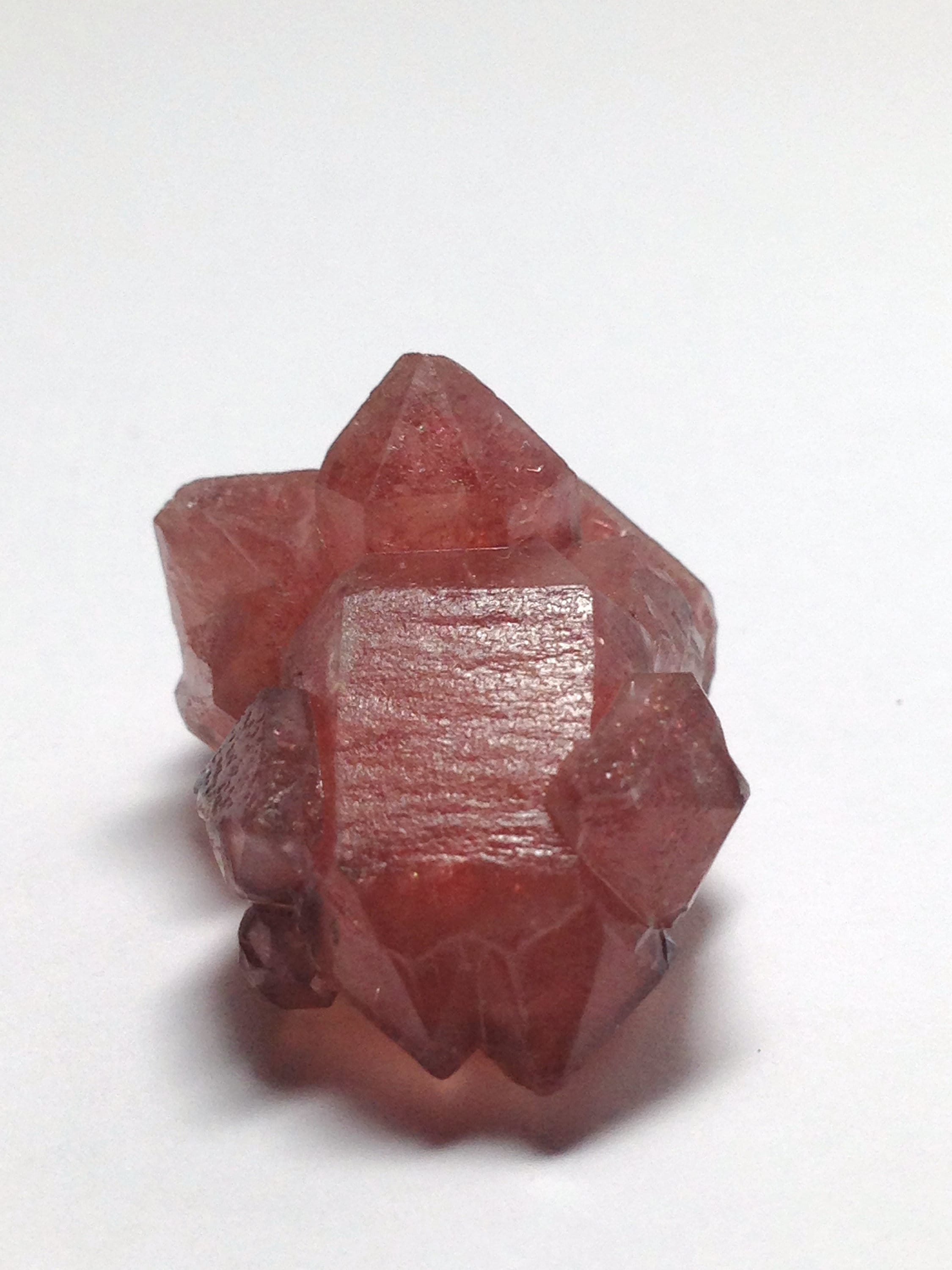 Strawberry Quartz Cluster Rare & Authentic w/ Multiple Translucent ...