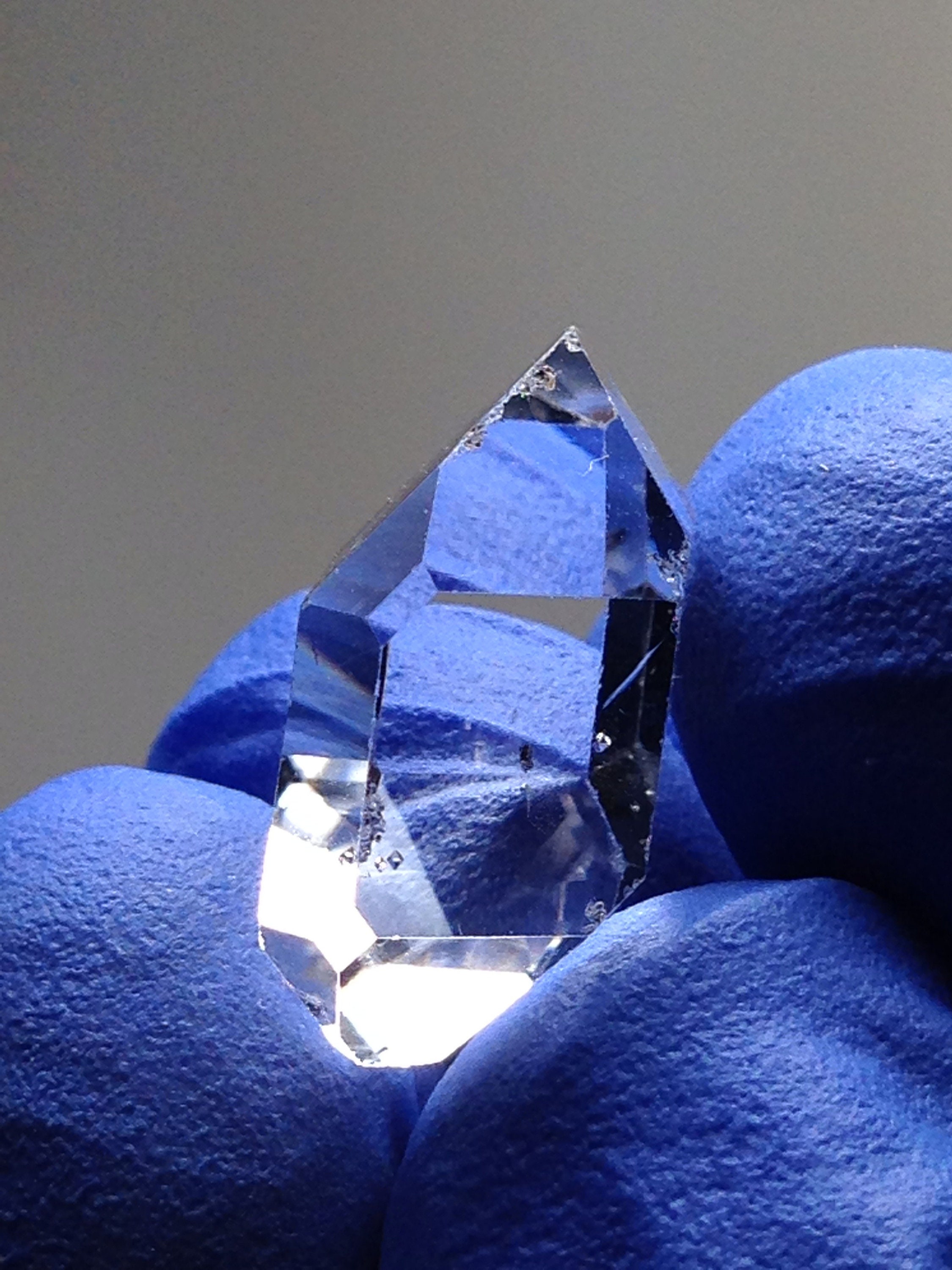 AA Grade Herkimer Diamond Crystal w/ Isis Face Diamond Window Left ...