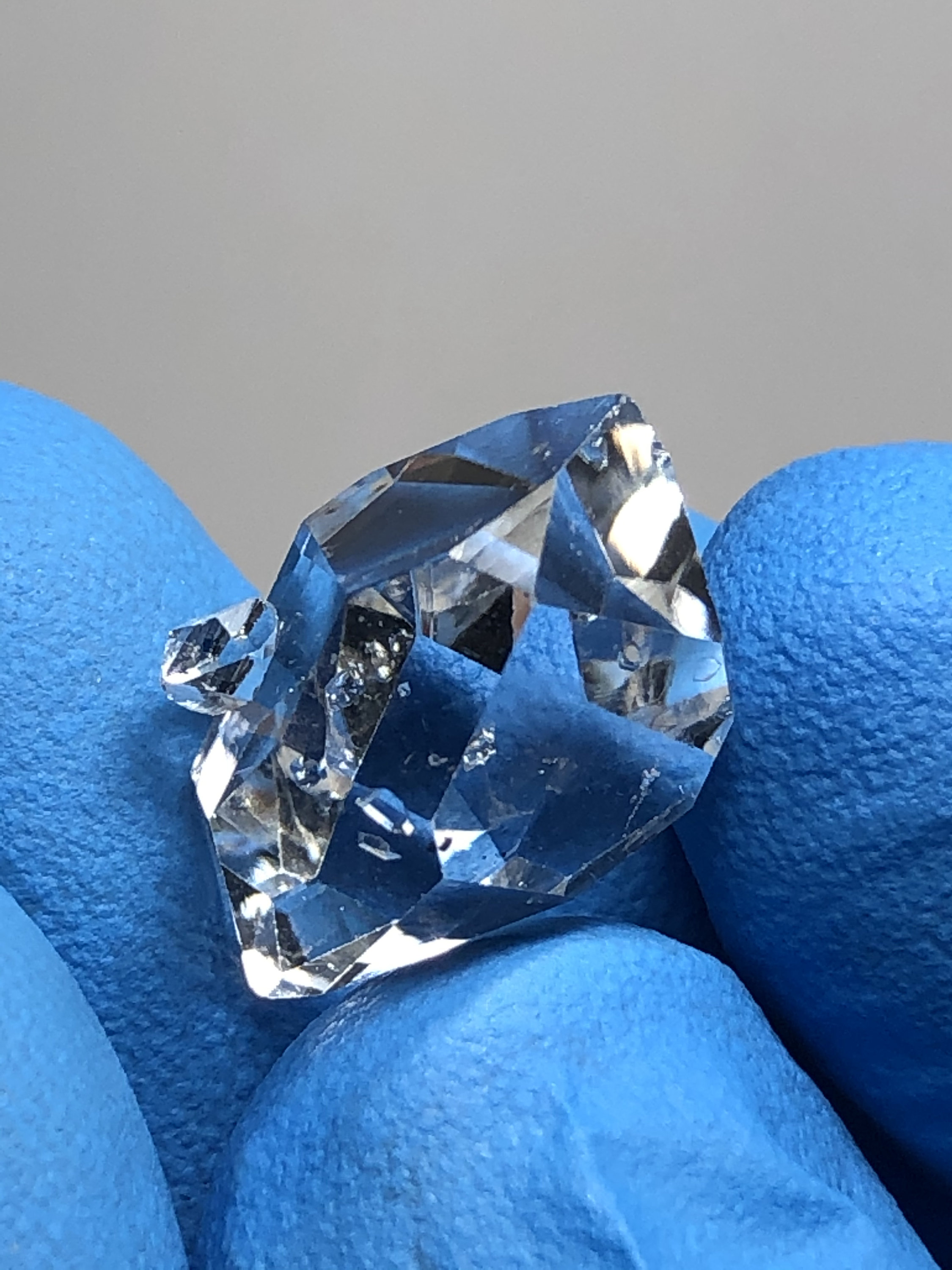 Top Quality Herkimer Diamond w/ Penetrating Bridge Crystal micro ...