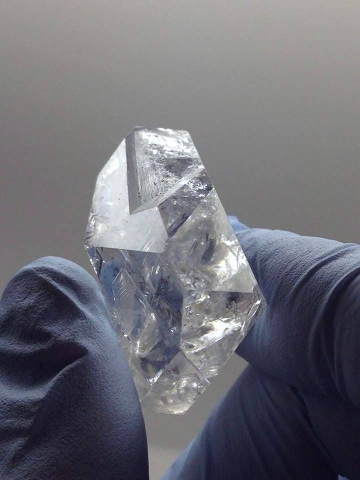 Herkimer Diamond Tabular Starbrary Scanner Crystal w/ Many Keys ...