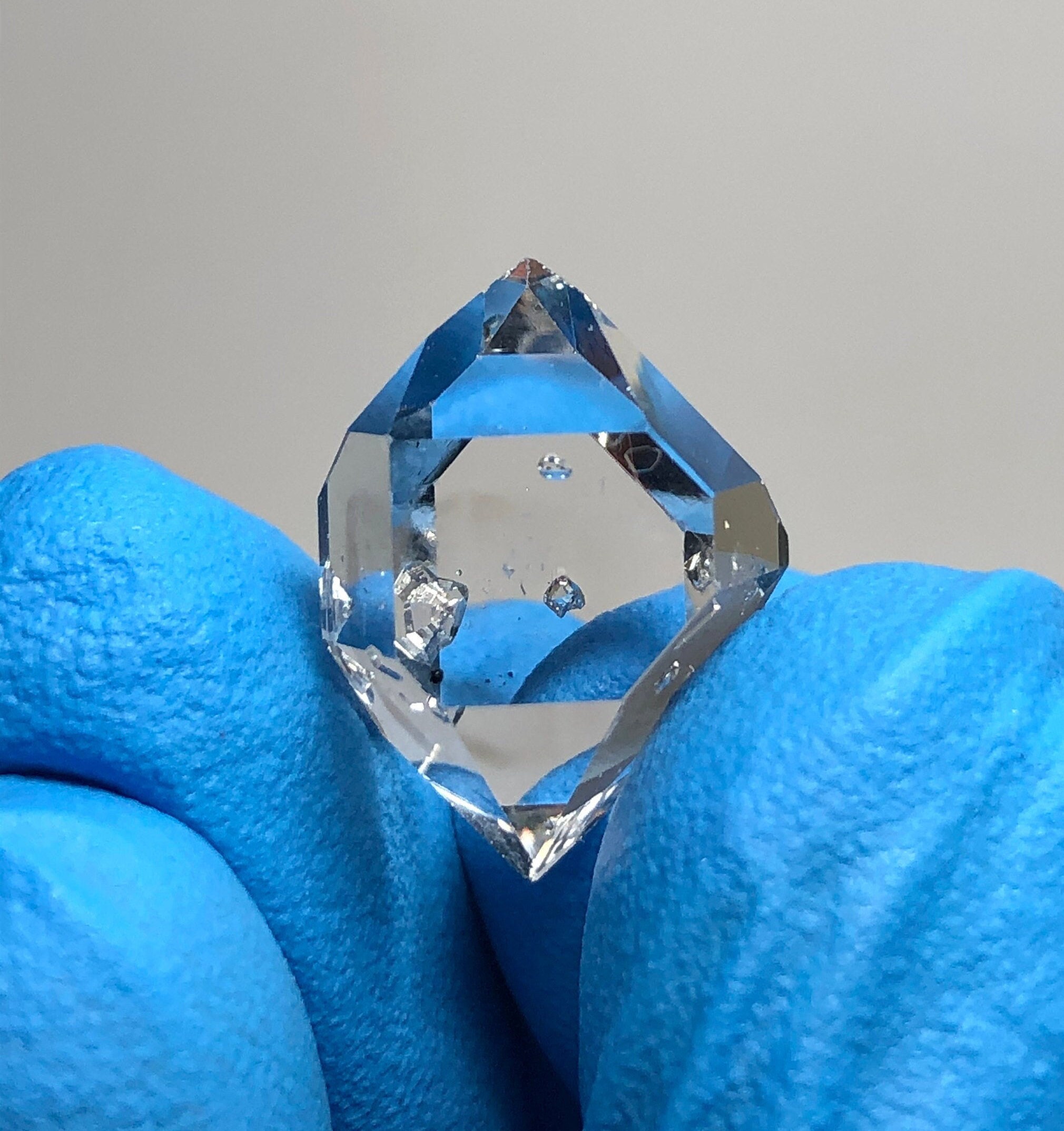 Top Quality Herkimer Diamond w/ Penetrating Bridge Crystal micro ...