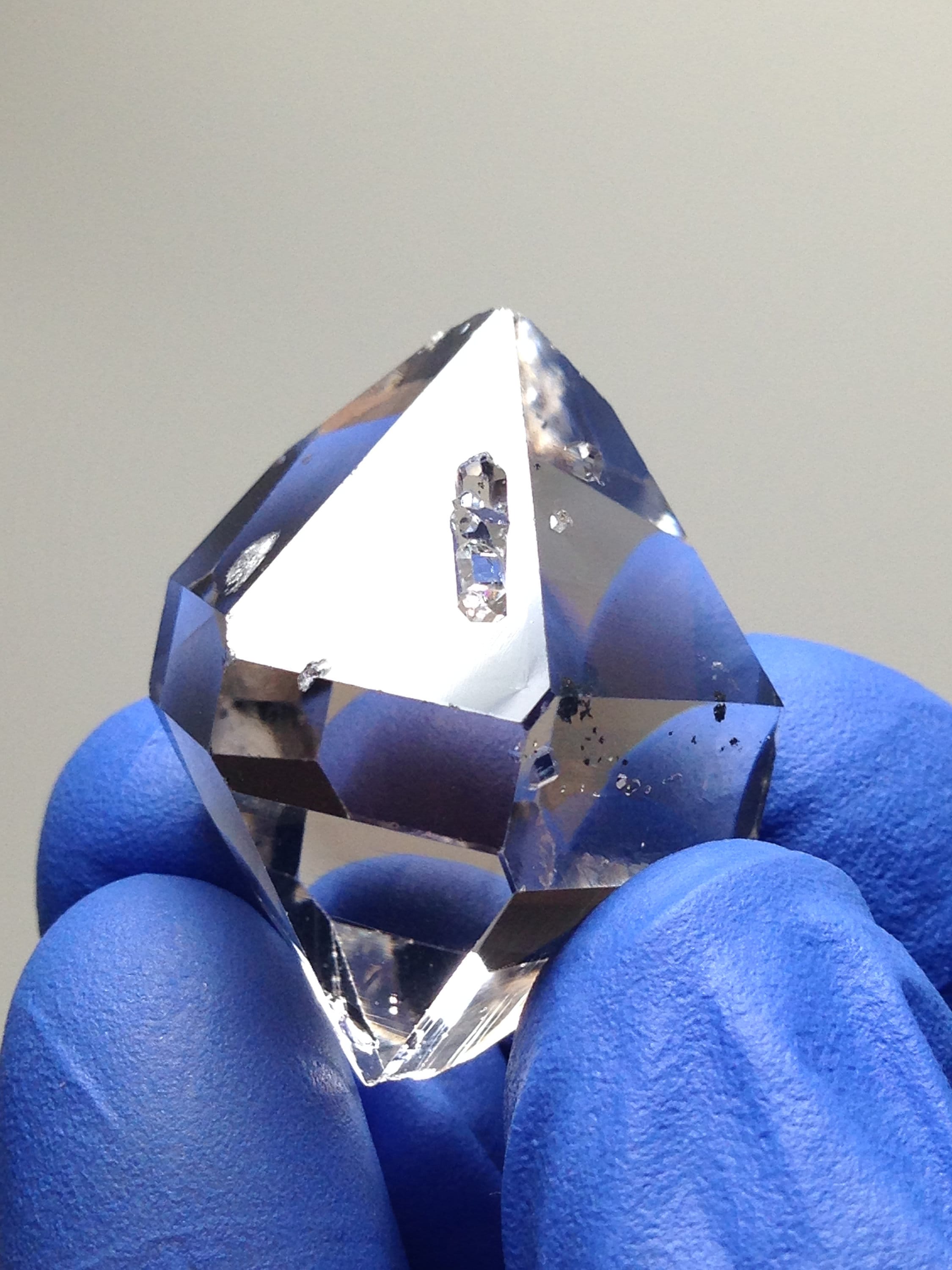 AAA Grade Herkimer Diamond Goddess Attunement Crystal w/ 3 Isis Faces ...