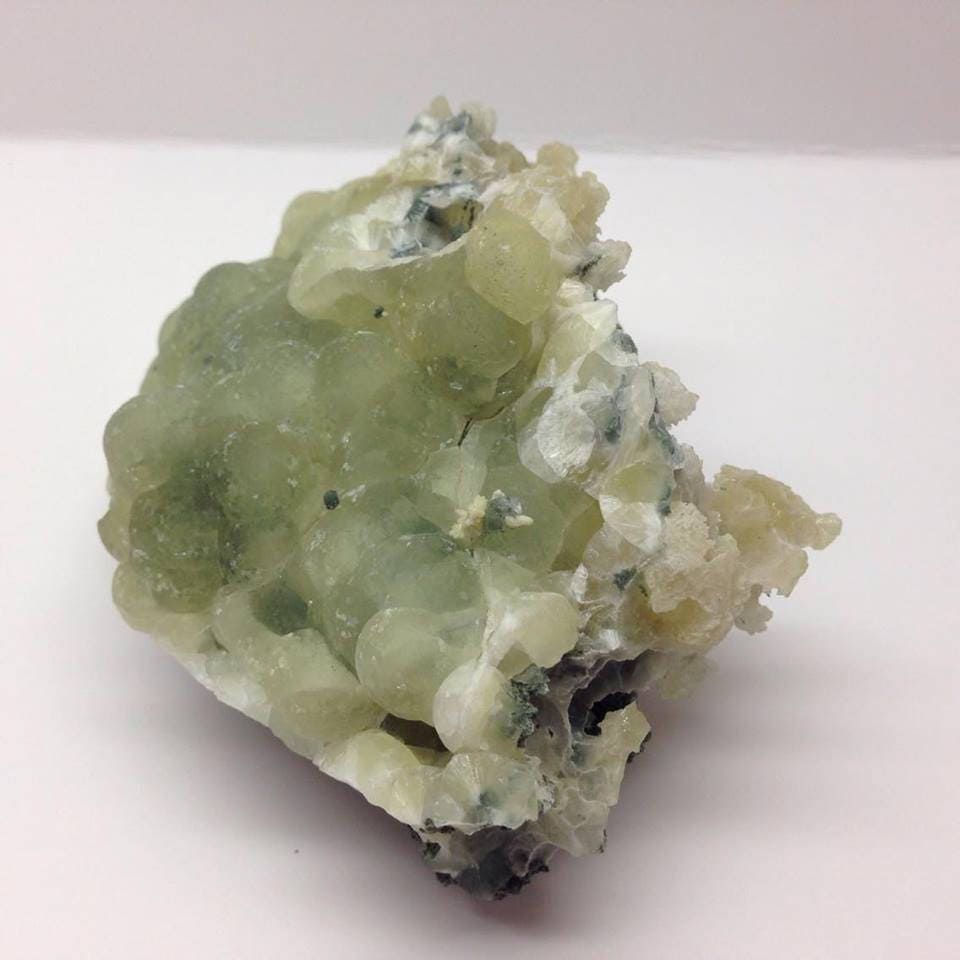Large Top Quality Botryoidal Prehnite Cluster - Gemmy Green Gem Nodule ...