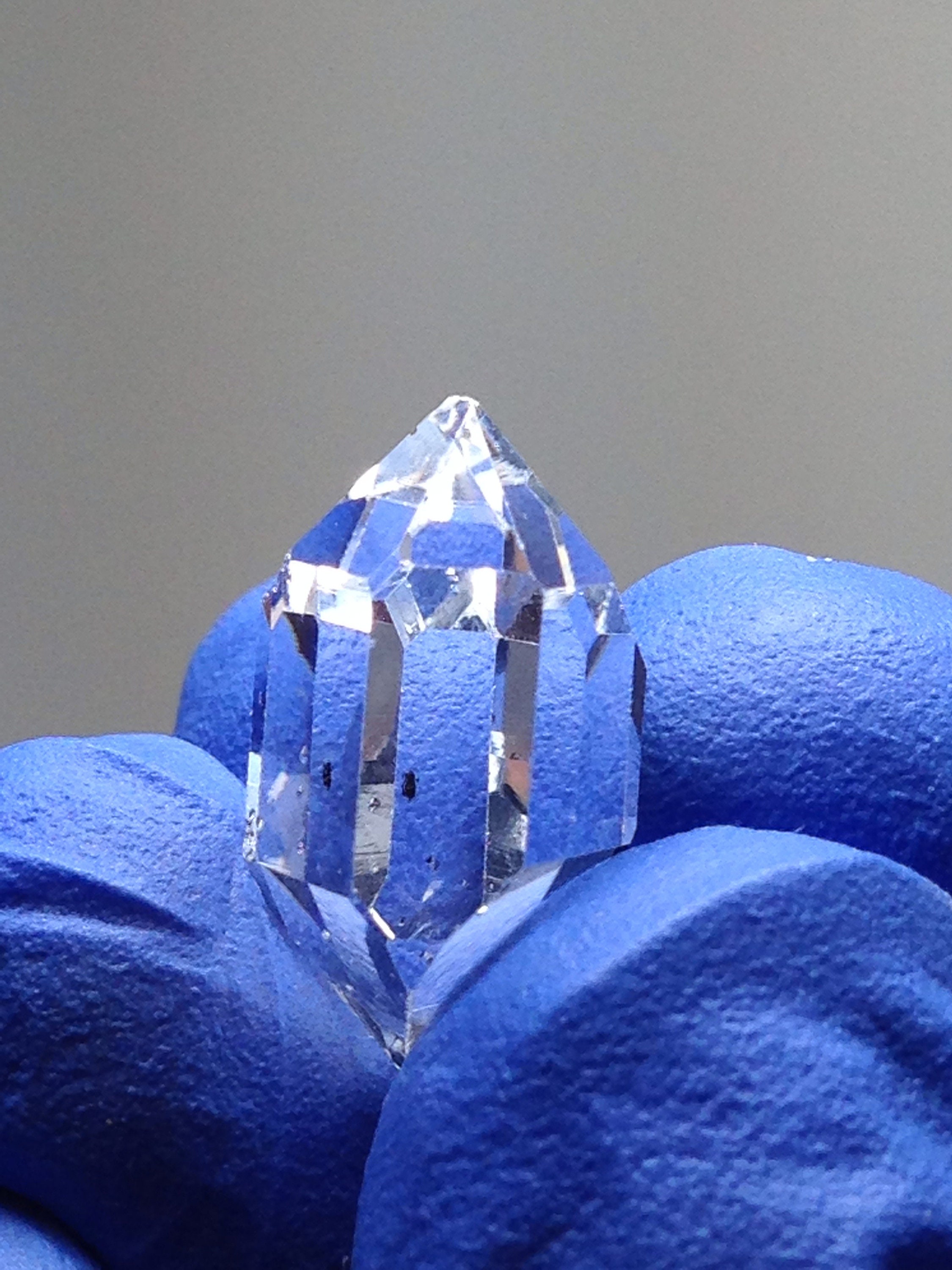 AA Grade Herkimer Diamond Crystal w/ Isis Face Diamond Window Left ...