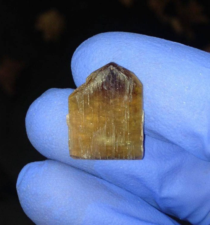 Tabular Double Terminated Russian Liddicoatite Tourmaline w/ Etched Cap ...