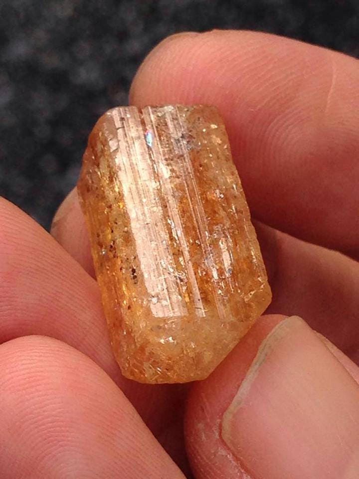 True Golden IMPERIAL TOPAZ w/ Shimmering Honey Orange Color Very Gemmy ...