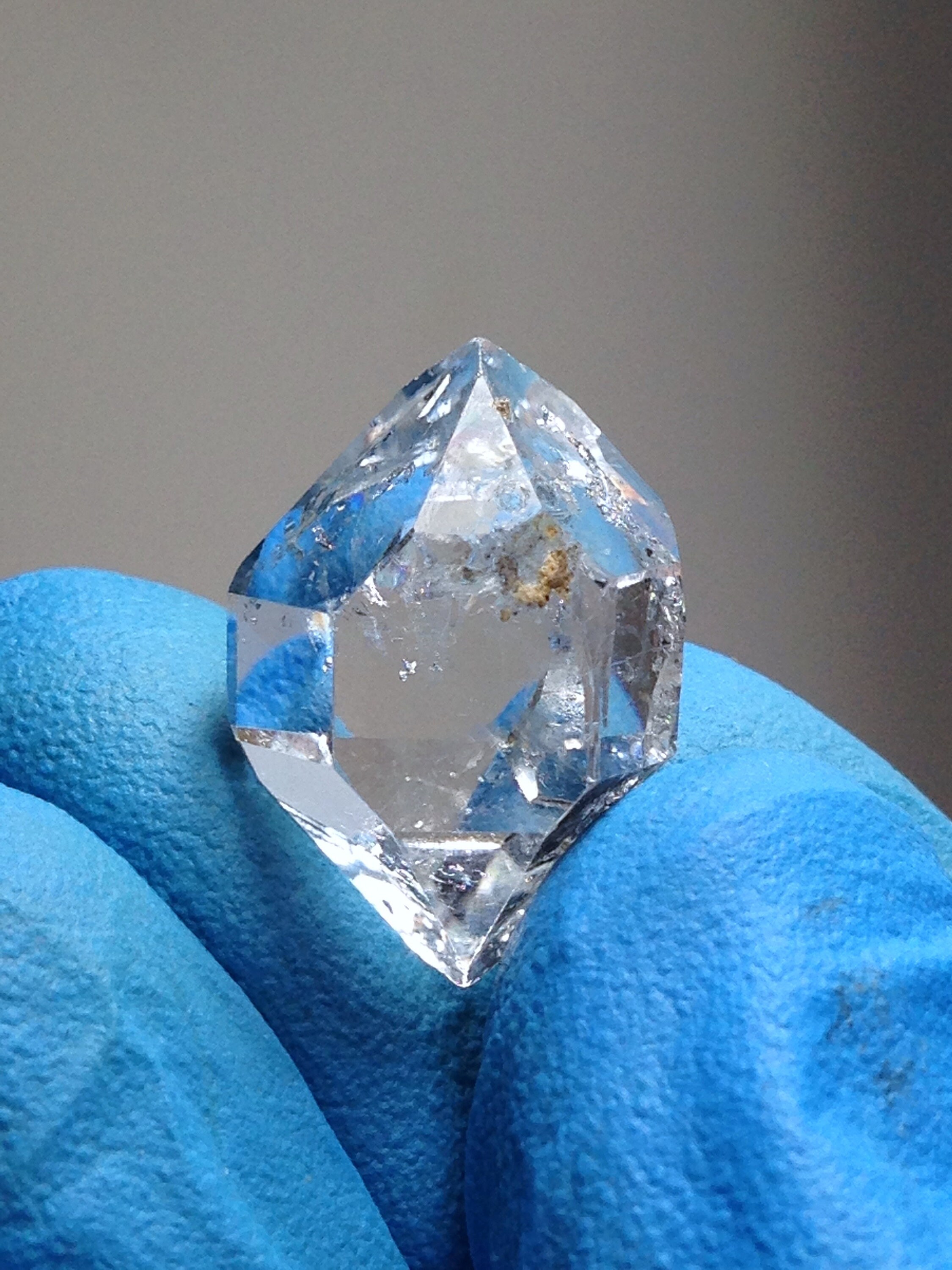 Herkimer Diamond Channeler Transmitter Crystal w/ Micro Enhydro bubbles ...