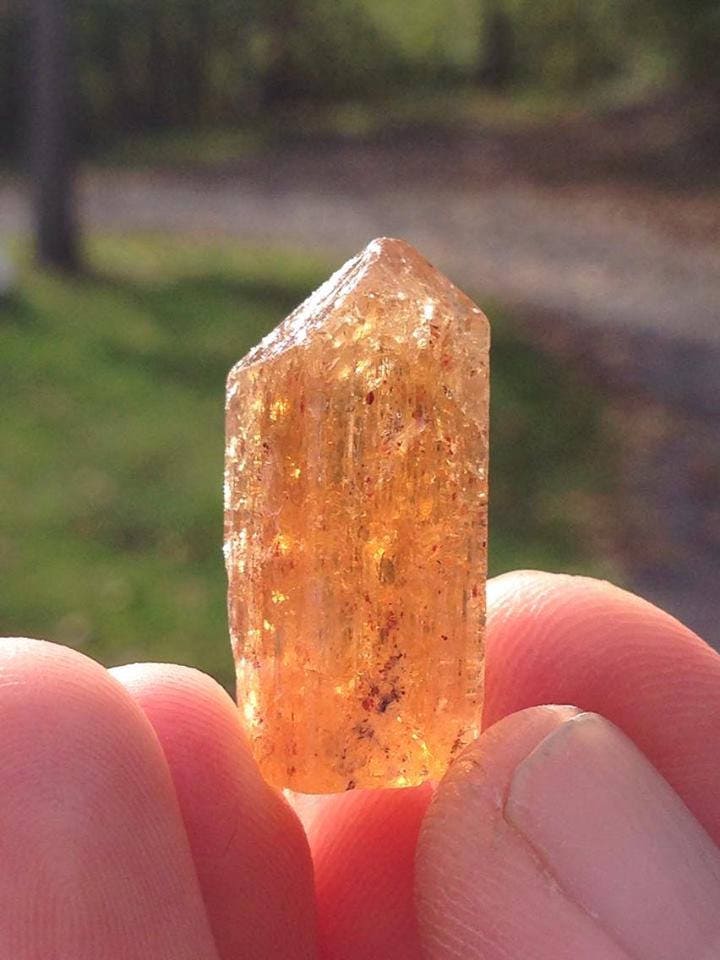 True Golden IMPERIAL TOPAZ w/ Shimmering Honey Orange Color Very Gemmy ...