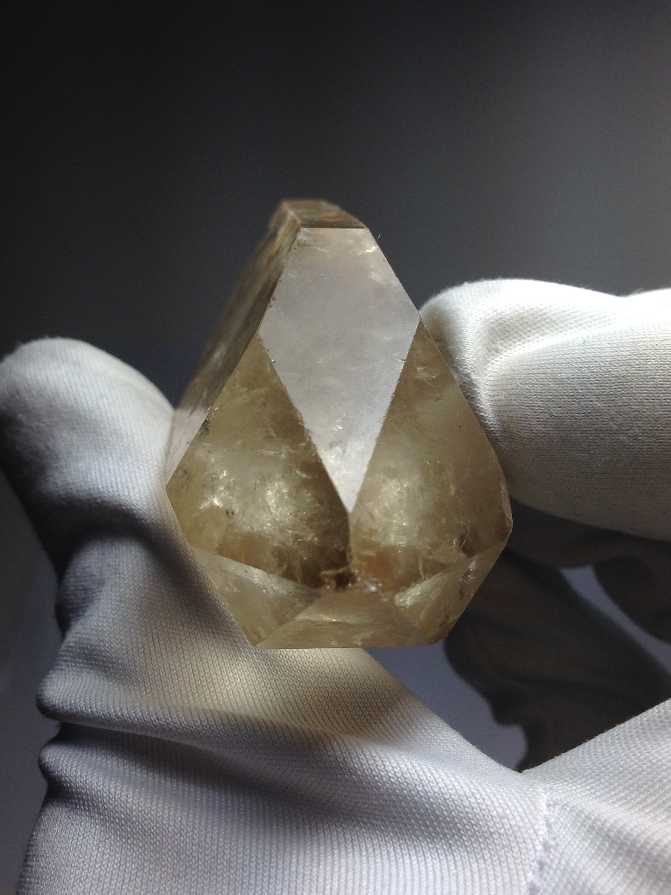 Natural Citrine Crystal w/ Elongated Isis Face & Devic Temple ...