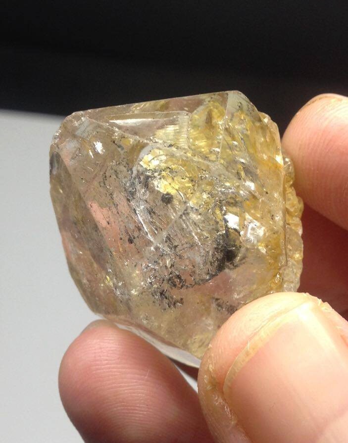 Large SUPER ENHYDRO Herkimer Diamond Crystal w/ Multiple Moving ...