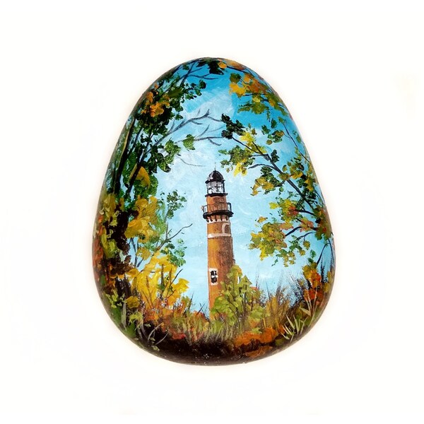 Painted Lighthouse - Etsy