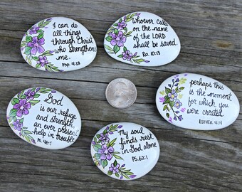 Bible Verse Rocks - Etsy