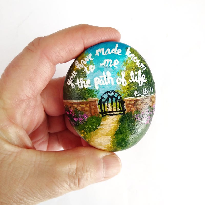 Christian Painted Rocks - Etsy