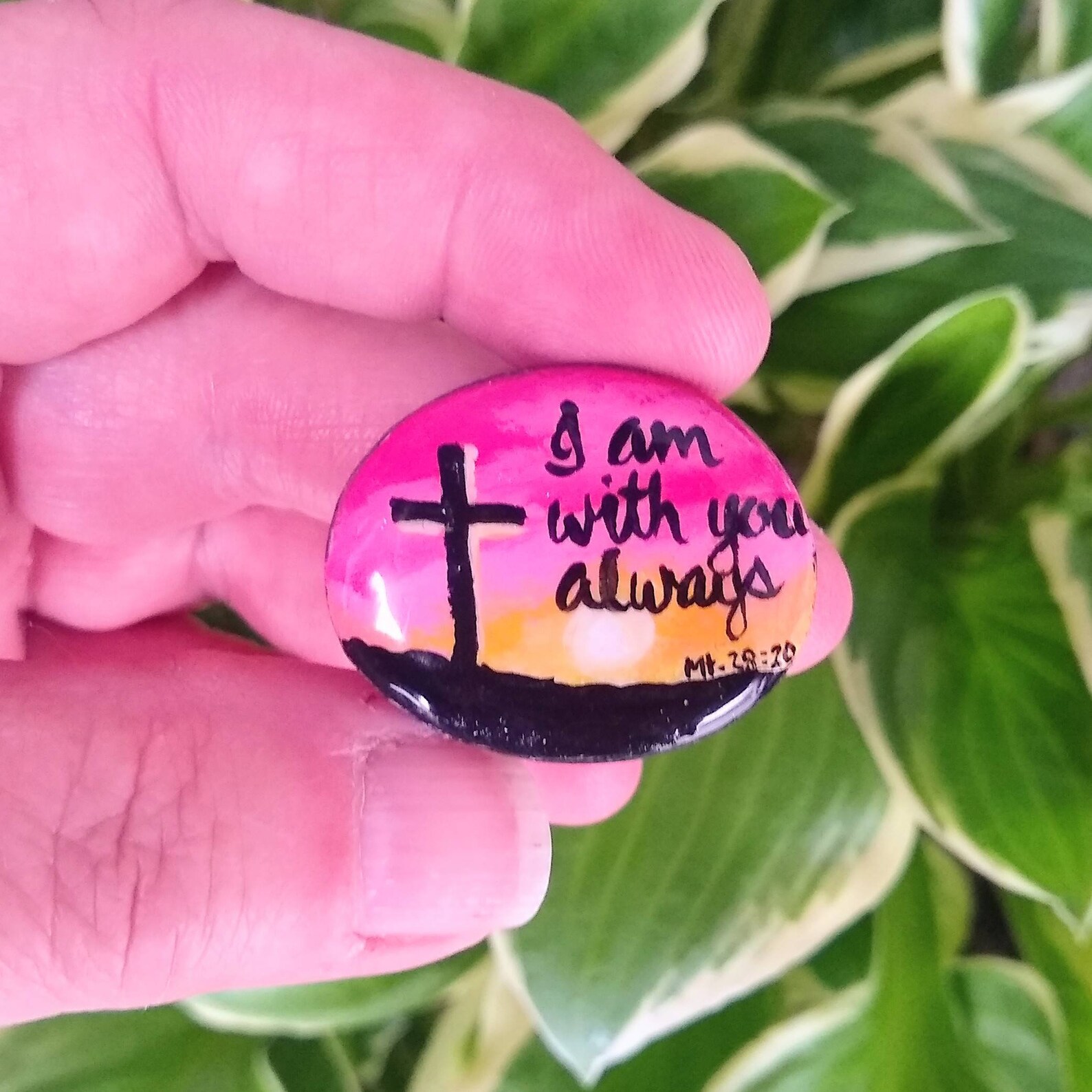 Set of 2 Inspirational scripture painted rocks religious | Etsy