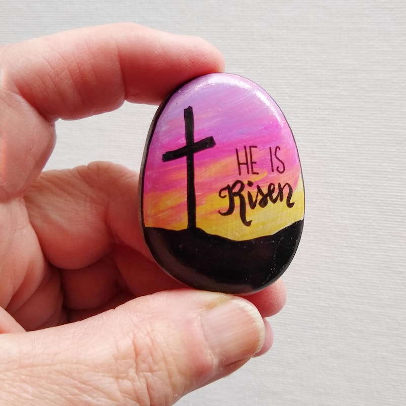 Christian Painted Rocks - Etsy
