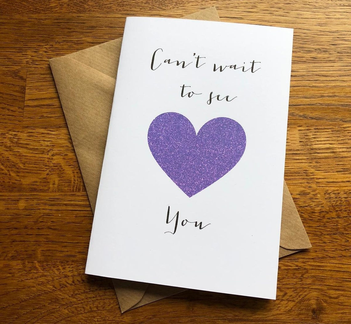 Pack of 5 Handmade Cards Miss You Cards & Envelope / Isolation ...