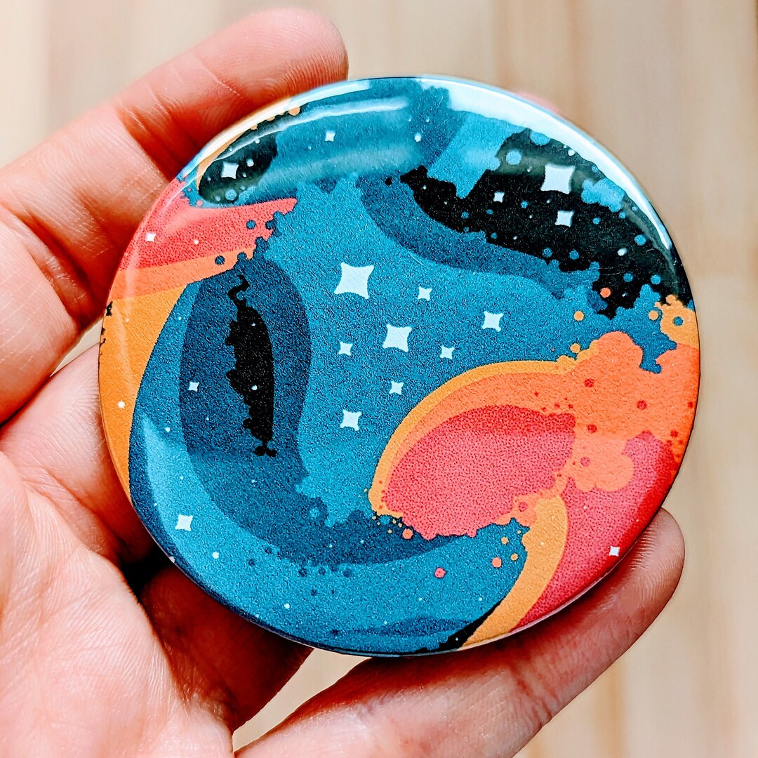 Star Explorer 58mm XL Button Badge Gaming Gamer Recycled Pin Scifi RPG ...