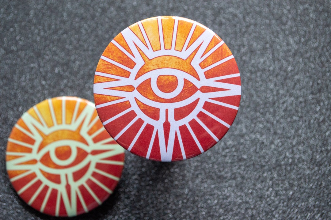 Mage Guild 53mm Button Badge Pin Fantasy Scrolls Online Elder ESO ...