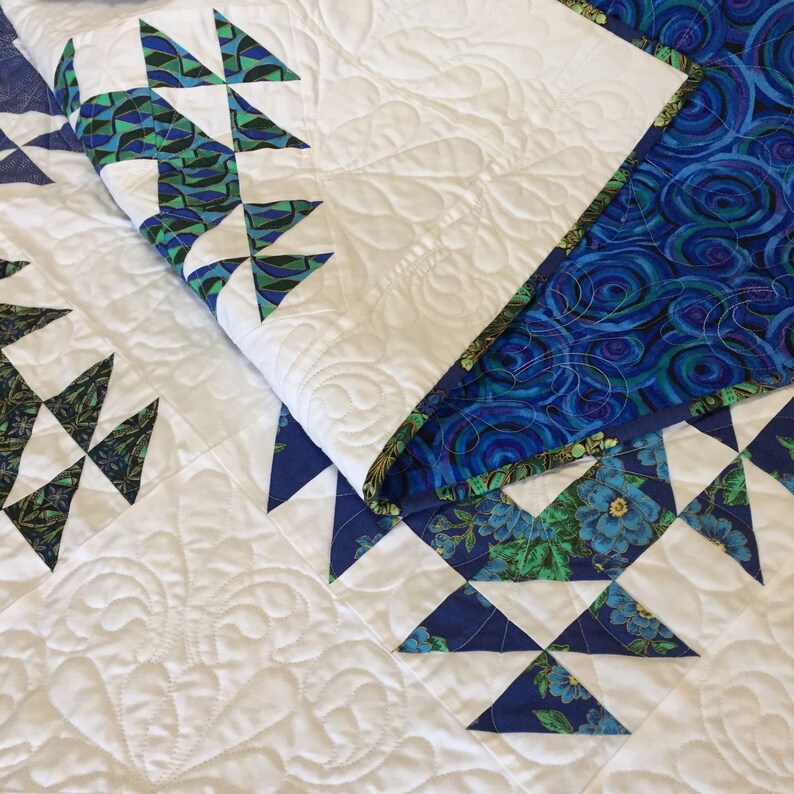 English Single Wedding Ring Quilt - Etsy