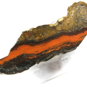 VERY RARE Myrickite (agatized & Opalized Cinnabar) Slab Specimen ...