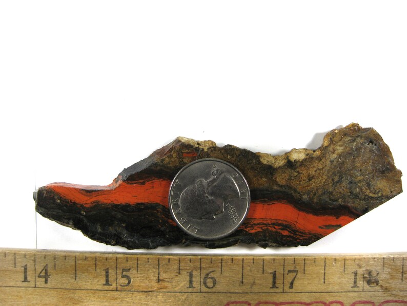 VERY RARE Myrickite agatized & Opalized Cinnabar Slab - Etsy