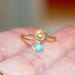Turquoise Toe Ring, Adjustable Toe Ring, Knuckle Ring, Midi Ring ...