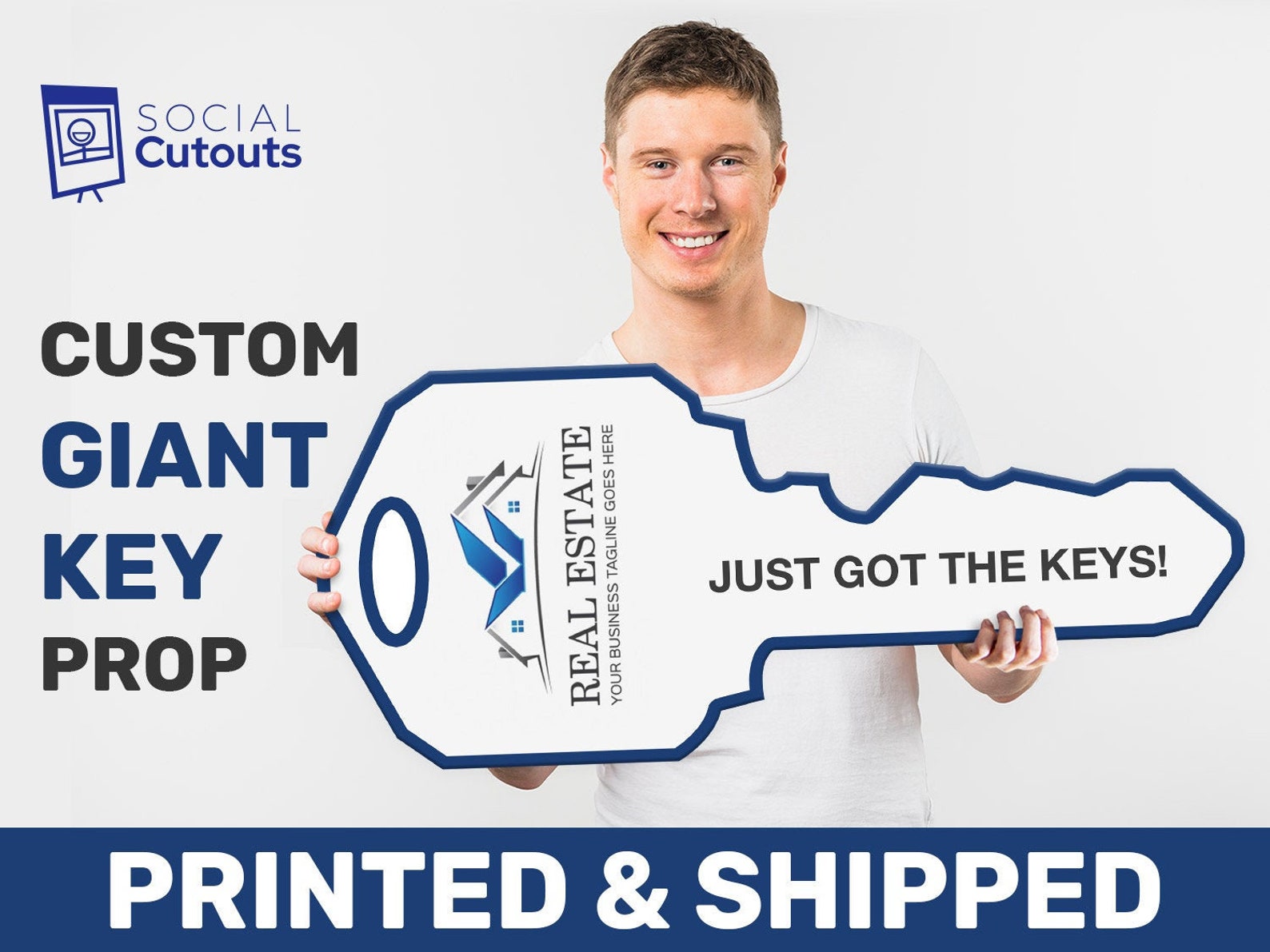 Personalized Real Estate Key Photo Prop Printed Closing Key - Etsy