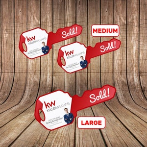 Keller Williams Personalized Real Estate Key Prop Printed Closing Key ...