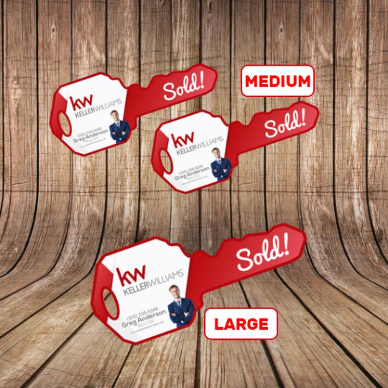 Keller Williams Personalized Real Estate Key Prop Printed Closing Key ...