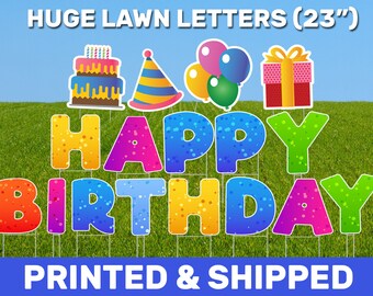 Custom Yard Letters | Etsy