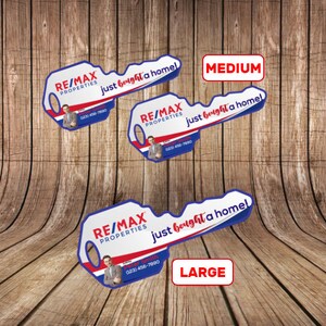REMAX Personalized Real Estate Key Photo Prop Printed Closing Key ...