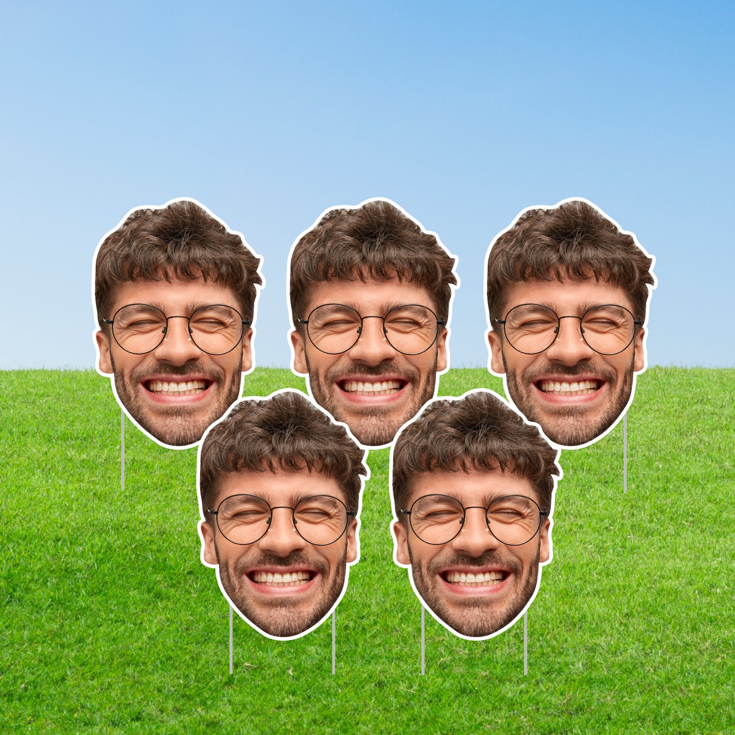 Custom Face Cutouts on Plastic, Fun Party Decoration - Etsy