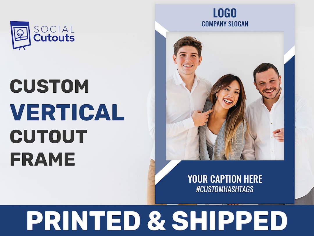 Customized Selfie Frame Company Party Photo Booth Props - Etsy