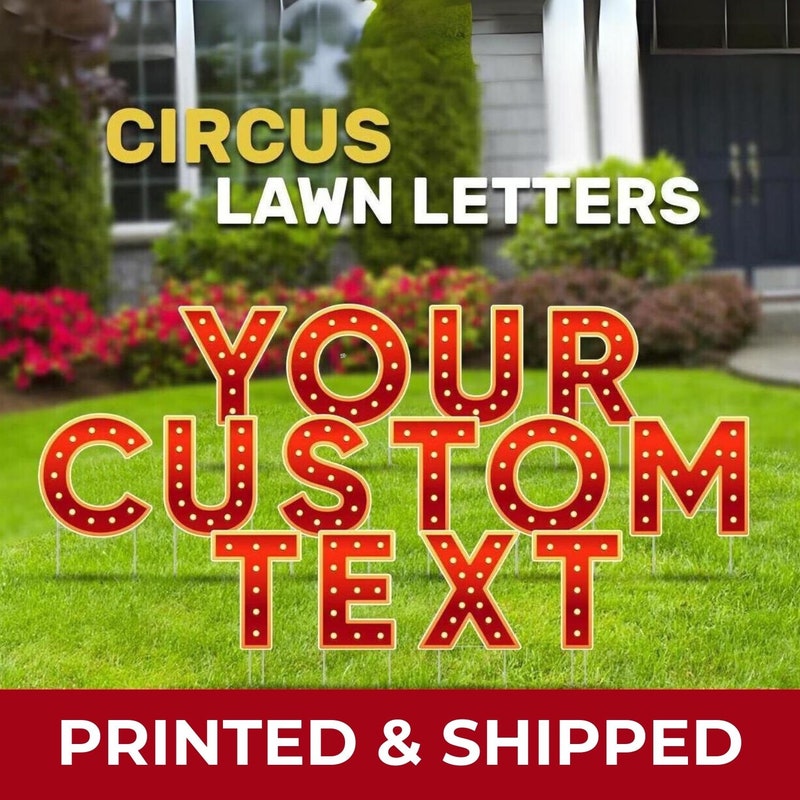 Circus Marquee - Etsy