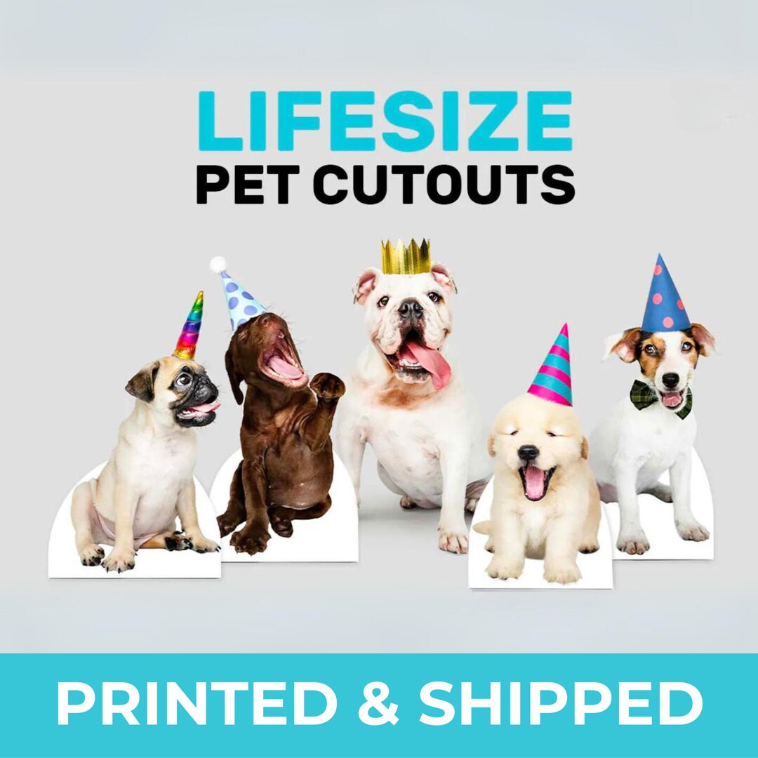Lifesize Pet Cutout Dogs Yard Signs Cats Cutouts - Etsy