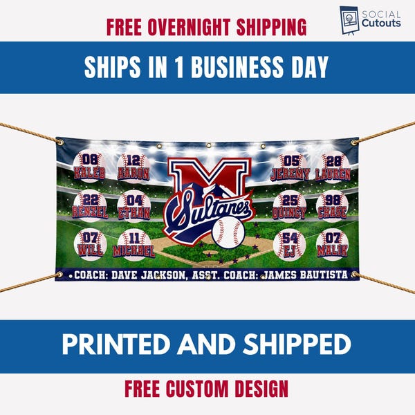 Baseball Banner - Etsy