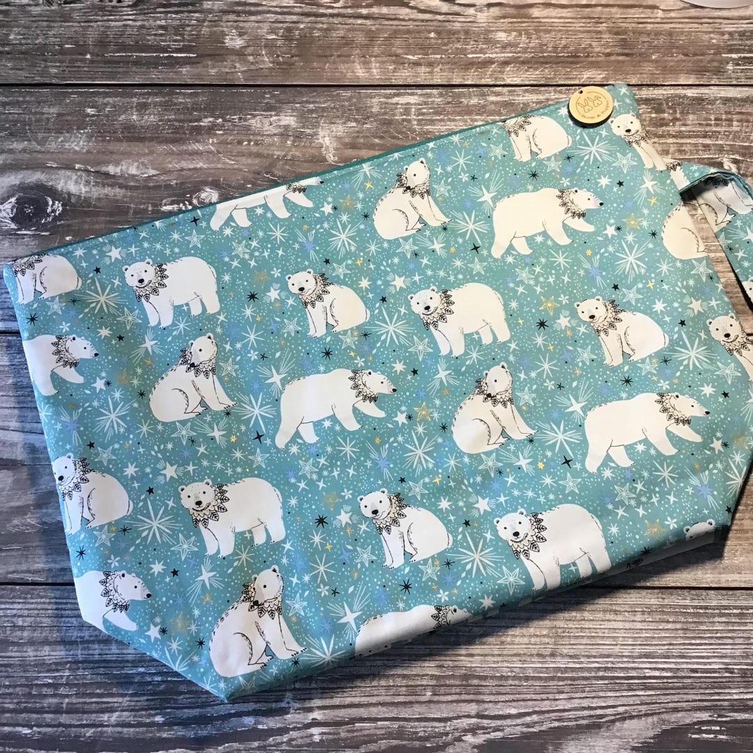 Zipped Project Bag Arctic Sparkle - Etsy