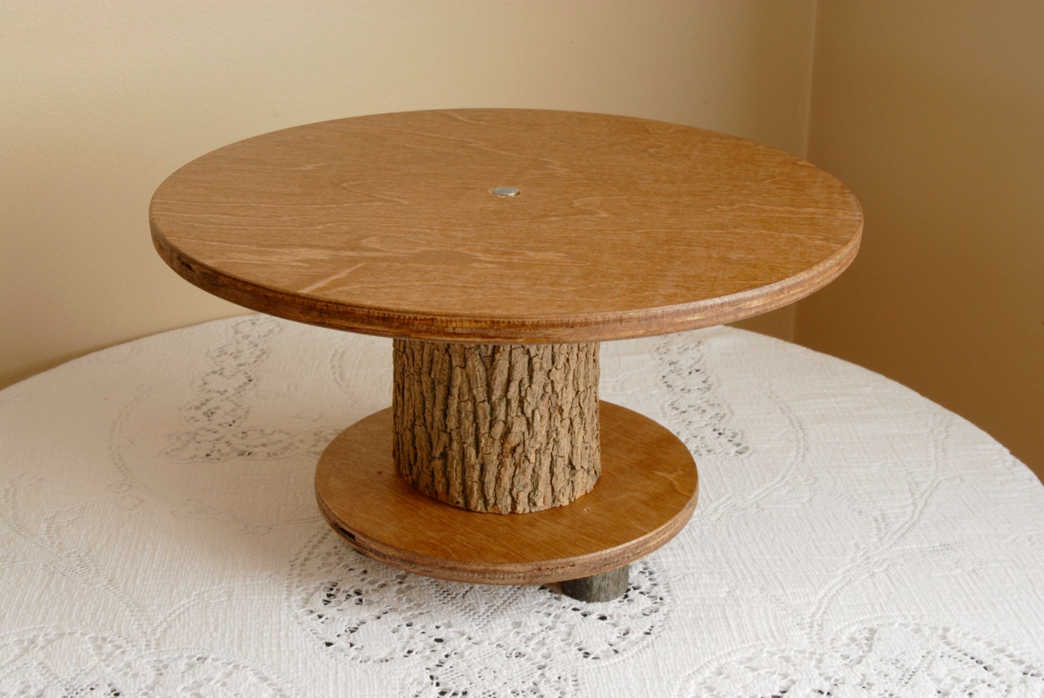 Rustic Cake / Pie Stand Holder for Wedding Party Shower | Etsy