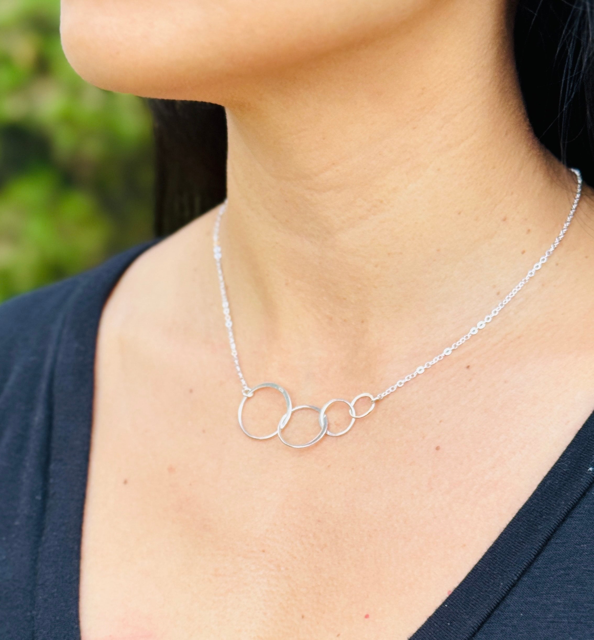 Four Generations Necklace Set Mother Daughter Granddaughter Necklace ...