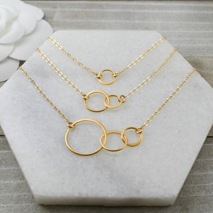 Three Generations Necklace Set Mother Daughter Granddaughter Necklace ...