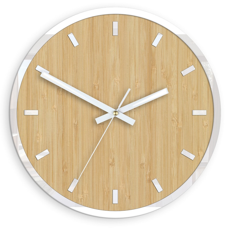 Bamboo Clock - Etsy