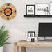 Large Wood Wall Clock, OAK, 40cm, 15.75" , Gift, Unique Wall Clock, Red ...