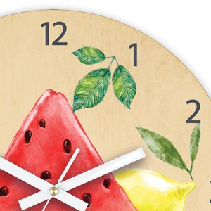 Kids Clock Watermelon , Childrens Wall Clock - Kids Clock ...
