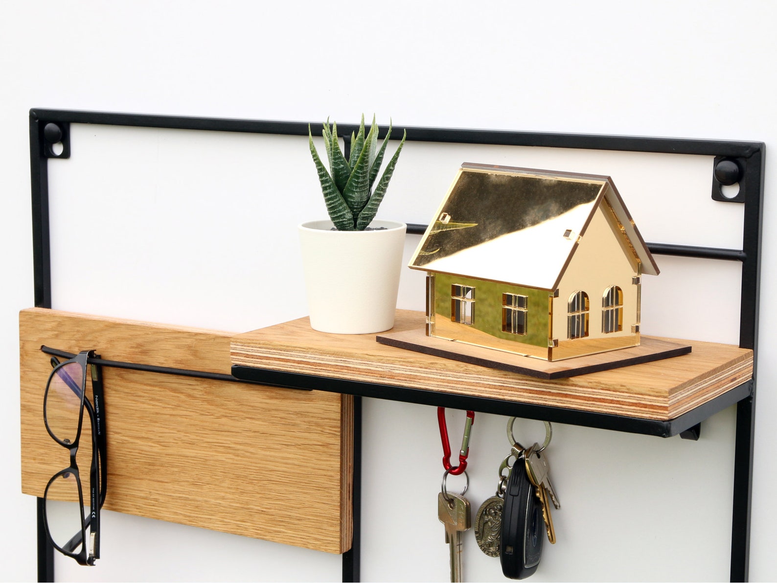 Metal Shelf Modern Decor Key Shelf Shelf for Glasses Home - Etsy