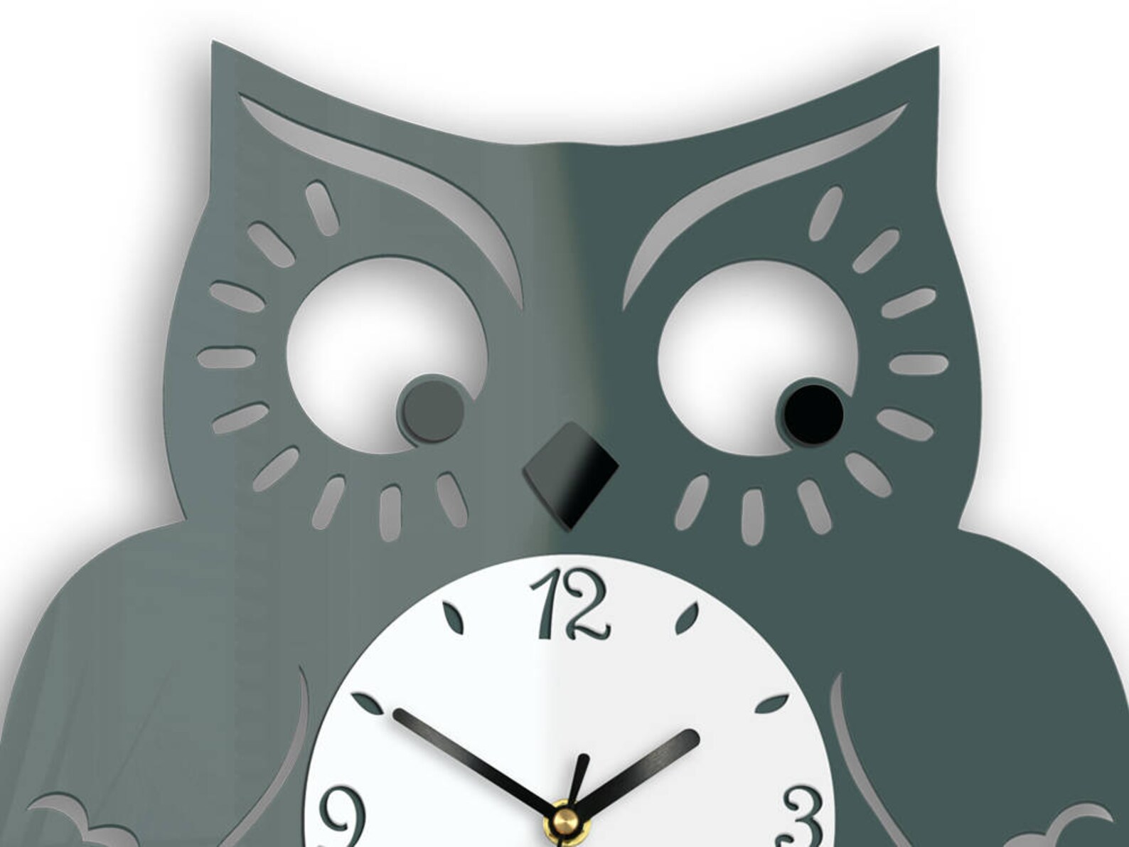 Wall Clock Owl Animal Clock Modern Clock Wall Clock Gift Kids | Etsy