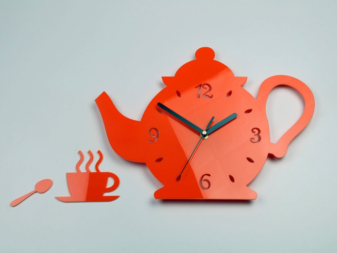 Wall Clock KITCHEN CLOCK Large Wall Clock Gift Wall Decor Unique Wall ...